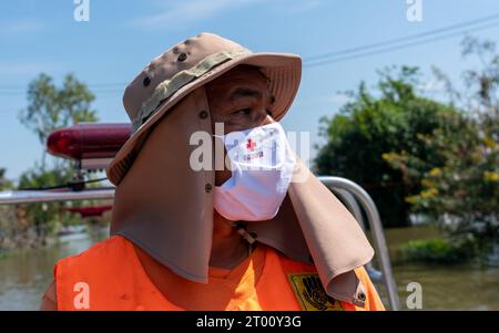 Floods in Thailand & Rescue Agencies Stock Photo - Alamy