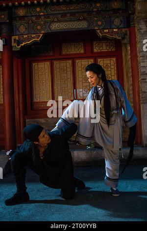 Michelle Yeoh, Harry Shum Jr., Natasha Liu Bordizzo 02/22/2016 ...