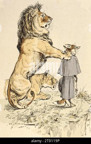 Reynard the Fox Plate illustrated by Auguste Vimar and published in "Le ...