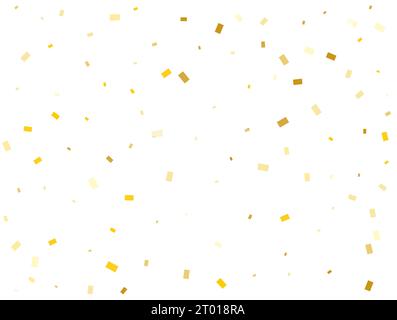 Golden Rectangles Confetti Background. Vector illustration Stock Vector ...
