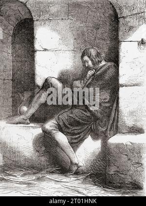 Robert Curthose, Duke of Normandy, imprisoned in Cardiff castle, Wales ...