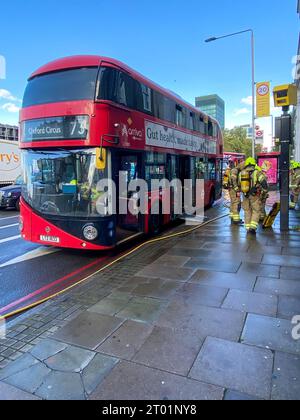 London, UK. 03rd Oct, 2023. The upper deck of an Arriva Routemaster bus ...