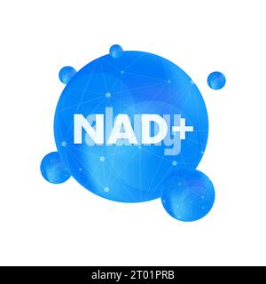 Nicotinamide mononucleotide molecule. Skeletal formula. Precursor of ...