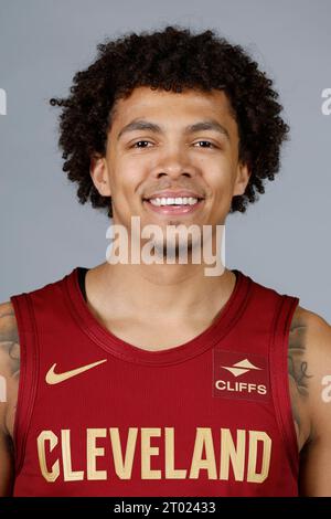 Cleveland Cavaliers guard Craig Porter Jr. poses for a portrait during ...