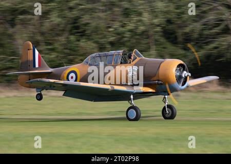 Wacky Wabbit, a T-6H Harvard displaying at the Shuttleworth Collection ...