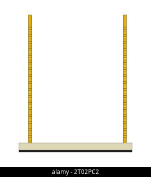 Outdoor furniture swing icon outline vector. Wood plan. Activity hotel ...