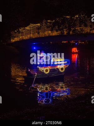 Matlock Bath illumination, a annual parade of illuminated and decorated ...