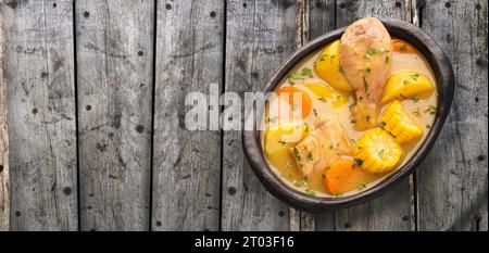 Colombian chicken sancocho - Traditional food Stock Photo - Alamy