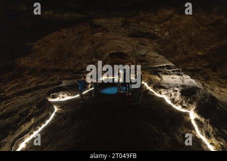 Historic Caves of Hella in Iceland Stock Photo - Alamy