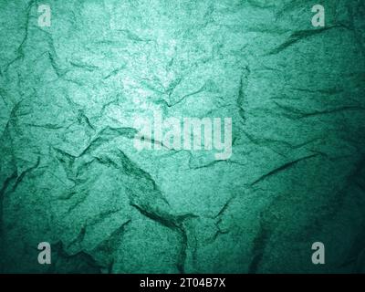 Green wrinkled paper light abstract texture background pattern Stock ...