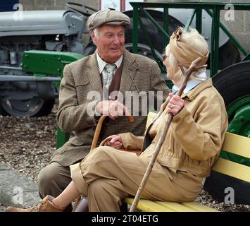 People dressed in 1940s style German Nazis for reenactment event The Ironbridge World War Two ...