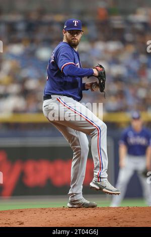 Texas Rangers starting pitcher Jordan Montgomery throws during the ...
