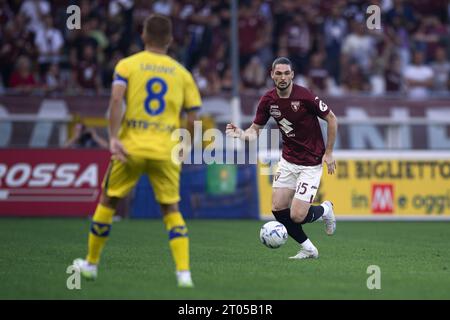 Saba Sazonov of Torino FC in action during the Serie A football match ...