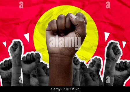 Group of people fighting Stock Photo - Alamy