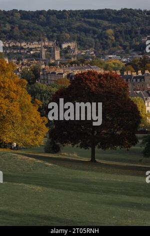 Autumnal views across Bath Stock Photo - Alamy