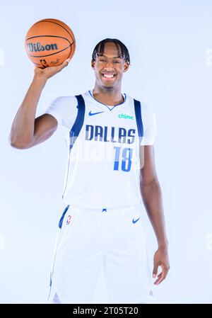 Dallas Mavericks' Olivier-Maxence Prosper plays during an NBA basketball game, Tuesday, Feb. 4 ...