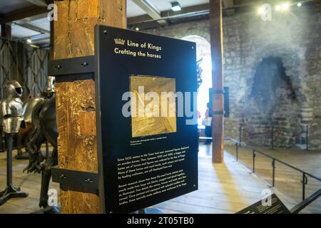 Line of Kings royal armouries exhibition, Tower of London White Tower ...