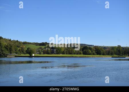 Lac d'Echternach in early autumn Stock Photo - Alamy