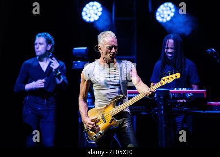 Sting performs at The Toyota Pavilion at Concord on October 2, 2023 in ...