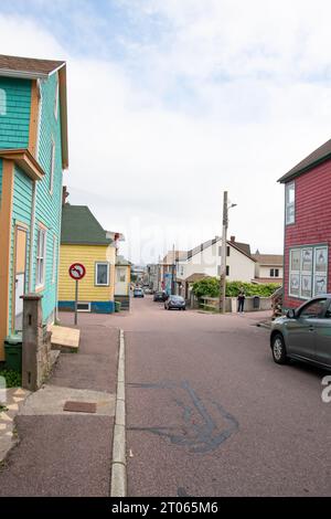 Lower town in St. Pierre, France Stock Photo - Alamy
