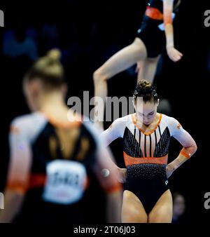 ANTWERP - Gymnast Eythora thorsdottir in action during the team final ...