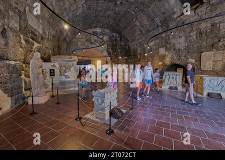 Hierapolis Archaeological Museum in Pamukkale, Denizli Turkey contained ...