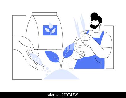 Biofertilizers abstract concept vector illustration Stock Vector Image ...