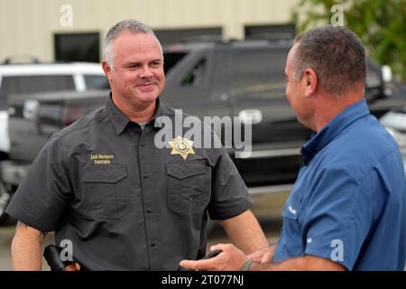 Developer Trey Harris talks about the Colony Ridge development as he ...