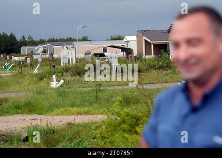 Developer Trey Harris talks about the Colony Ridge development as he ...