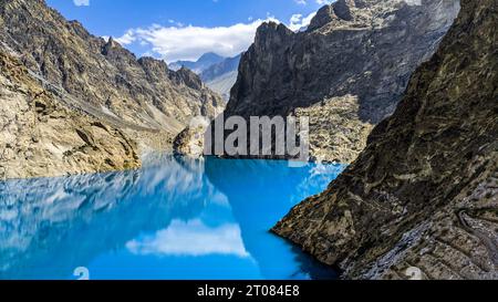 Attabad Lake in the Gojal region of the Upper Hunza in Pakistan Stock ...