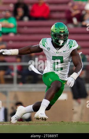 Oregon linebacker Jeffrey Bassa plays during the second half of an NCAA ...