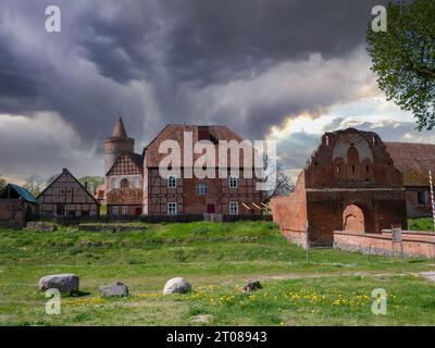 View of Stargard Castle near Neustrelitz in Neubrandenburg Stock Photo ...