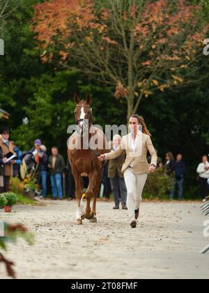 Merel BLOM-HULSMAN of Netherlands with Vesuve D'Aveyron during the ...