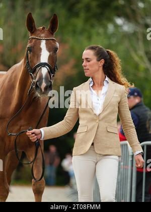 Merel BLOM-HULSMAN of Netherlands with Vesuve D'Aveyron during the ...