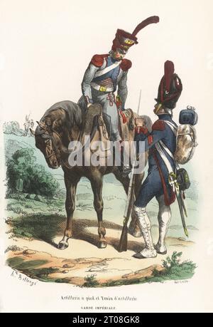 FRENCH ARTILLERY TRAIN Stock Photo - Alamy