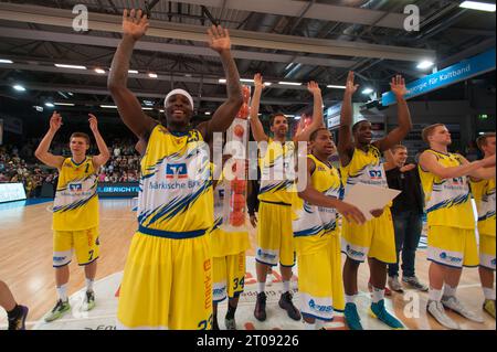 Fabian Bleck (Phoenix Hagen, #10, Forward) during the layup ...