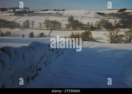 Snowy Winter Wonderland at the Fold in Lothersdale, The Yorkshire Dales ...