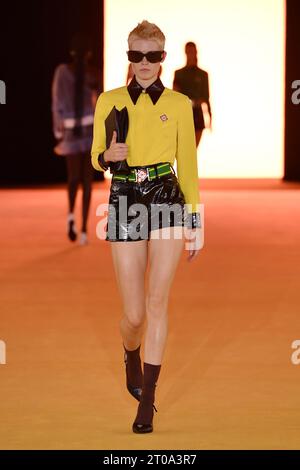 Model Maike Inga walks on the runway during the Chanel Ready To Wear ...