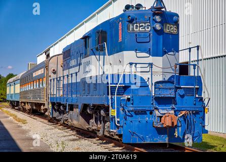 Old GP7 Locomotive Stock Photo - Alamy