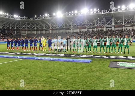 Limassol, Cyprus. 05th Oct, 2023. Shavy Babicka of Aris And Mihlali ...