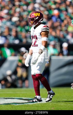 Washington Commanders' Darrick Forrest in action during an NFL football ...