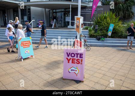 Friday 6th October 2023, Polling station open in Avalon Beach Sydney ...