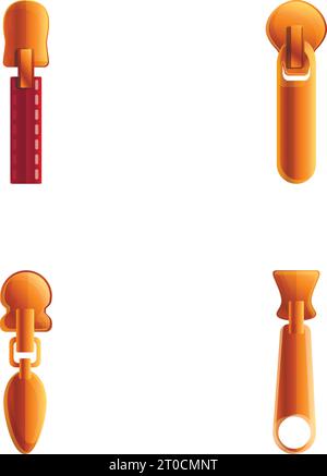 collection zipper puller cartoon vector illustration Stock Vector Image & Art - Alamy