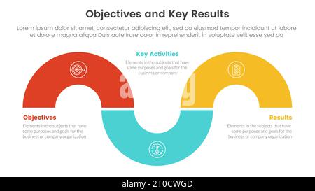 goals or target infographic with circle and circular concept for slide presentation template ...