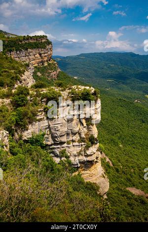 Highland landscape at Tavertet municipality, Catalonia, Spain Stock ...