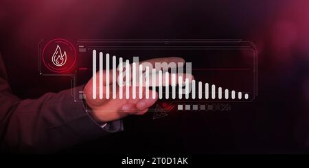 A simple infographic about natural gas supply Stock Photo - Alamy
