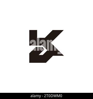 letter bk geometric simple line logo vector Stock Vector Image & Art ...