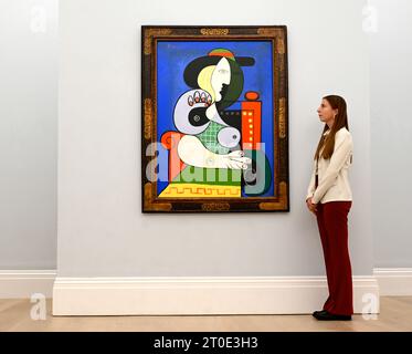Pablo Picasso's Femme a la montre , from 1932 ,the artist's golden year ,goes on view to the ...