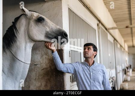 (231006) -- ASHKHABAD, Oct. 6, 2023 (Xinhua) -- This photo taken on ...