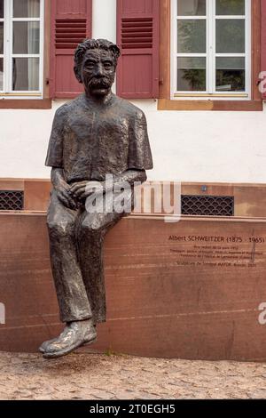 Sculpture Albert Schweitzer at Place Saint-Thomas, by Simone Mayon ...